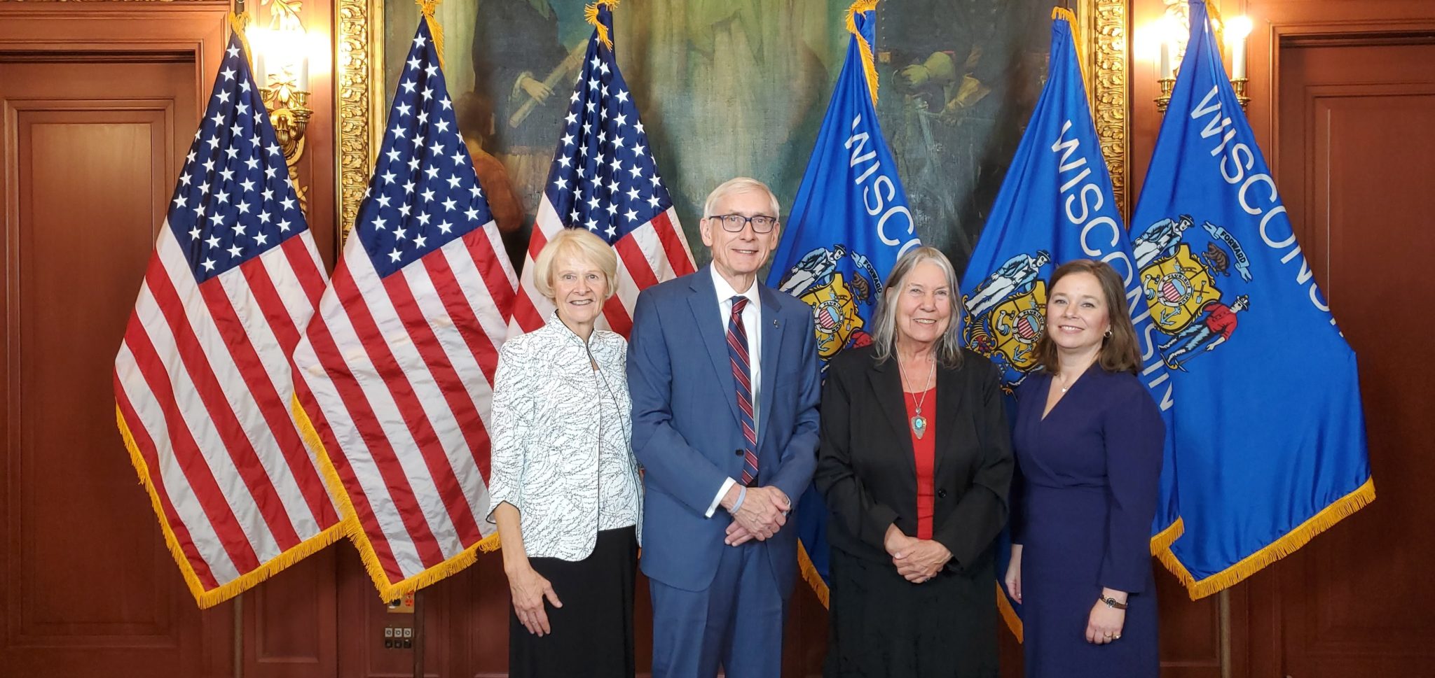 Chairwoman Tousey Attends Governor Evers’ Swearing In