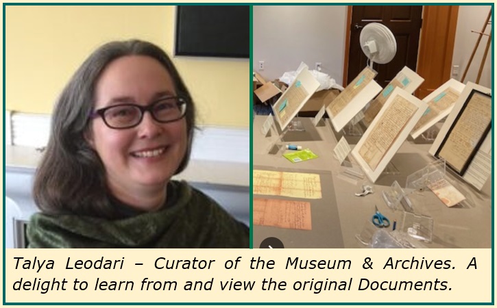 Day 5: Archives and walking tour of our Stockbridge Brothers