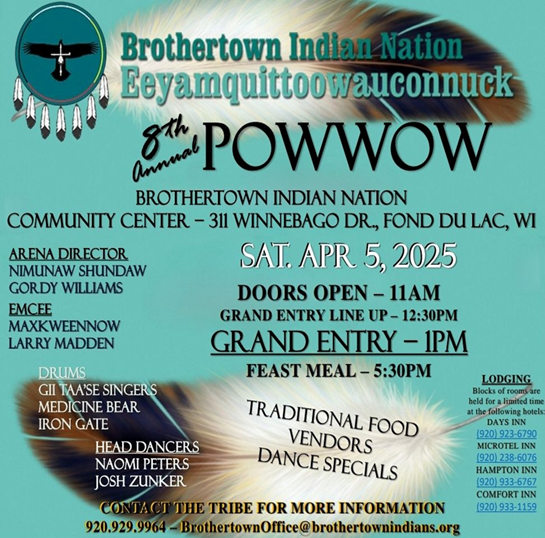 Powwow 2025, Brothertown Indian Nation